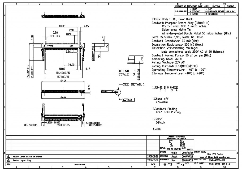 MINI PCI 124P | (주)도림엘